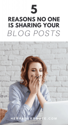 5 Reasons Your Blog Posts Aren't Getting Shared