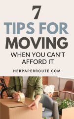 Need To Move But Can't Afford It: 7 Tips