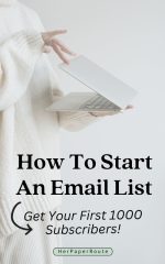 How To Start An Email List (Get Your First 100 Subscribers)