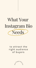 What To Include In Your Instagram Bio To Attract Buyers